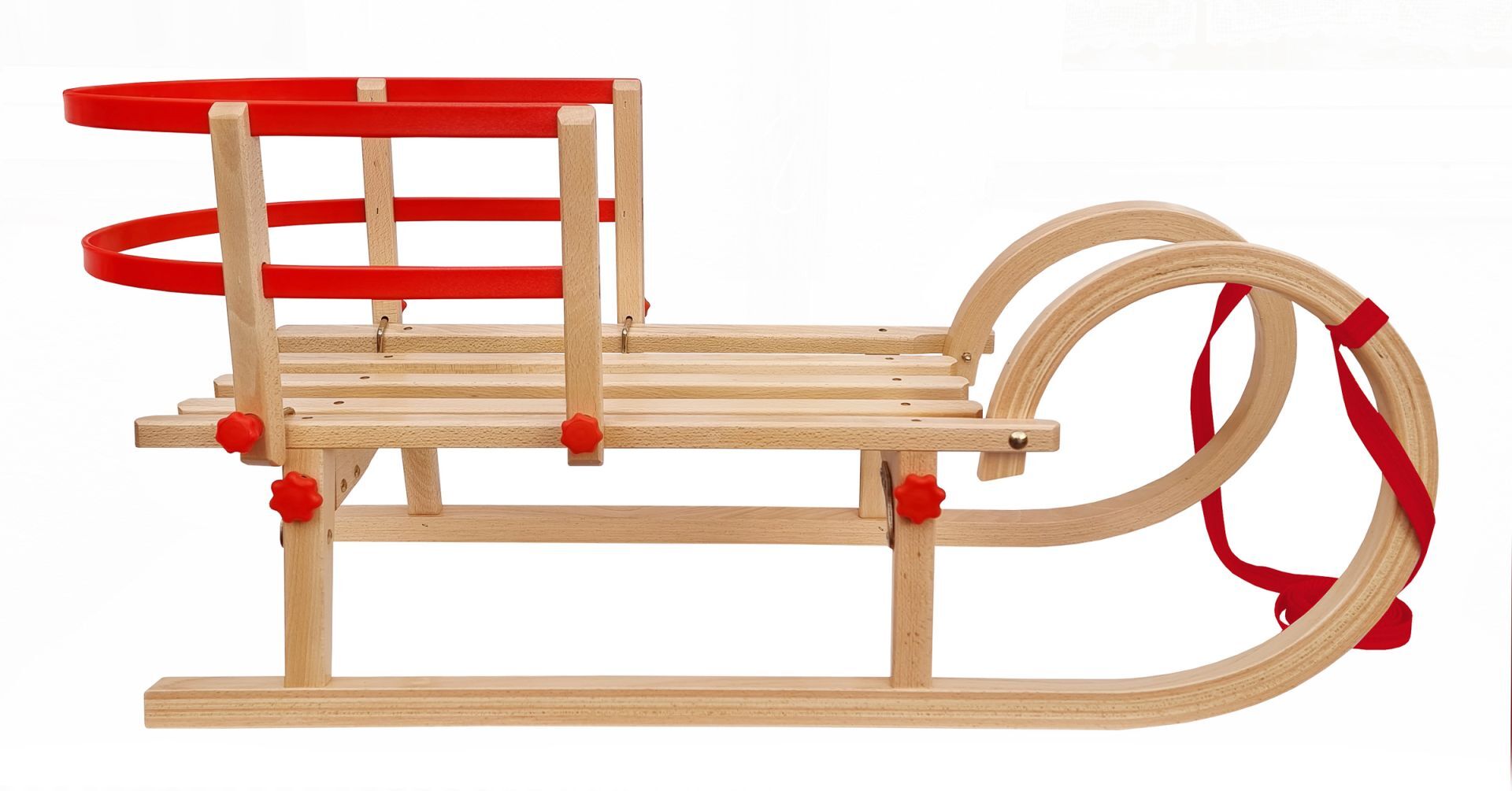 Hörnerschlitten Klappschlitten Rodelschlitten Rodel Schlitten aus Holz ...